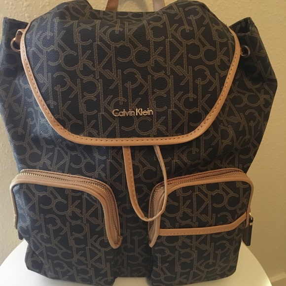 Calvin Klein | Bags | Calvin Klein Signature Backpack | Poshmark